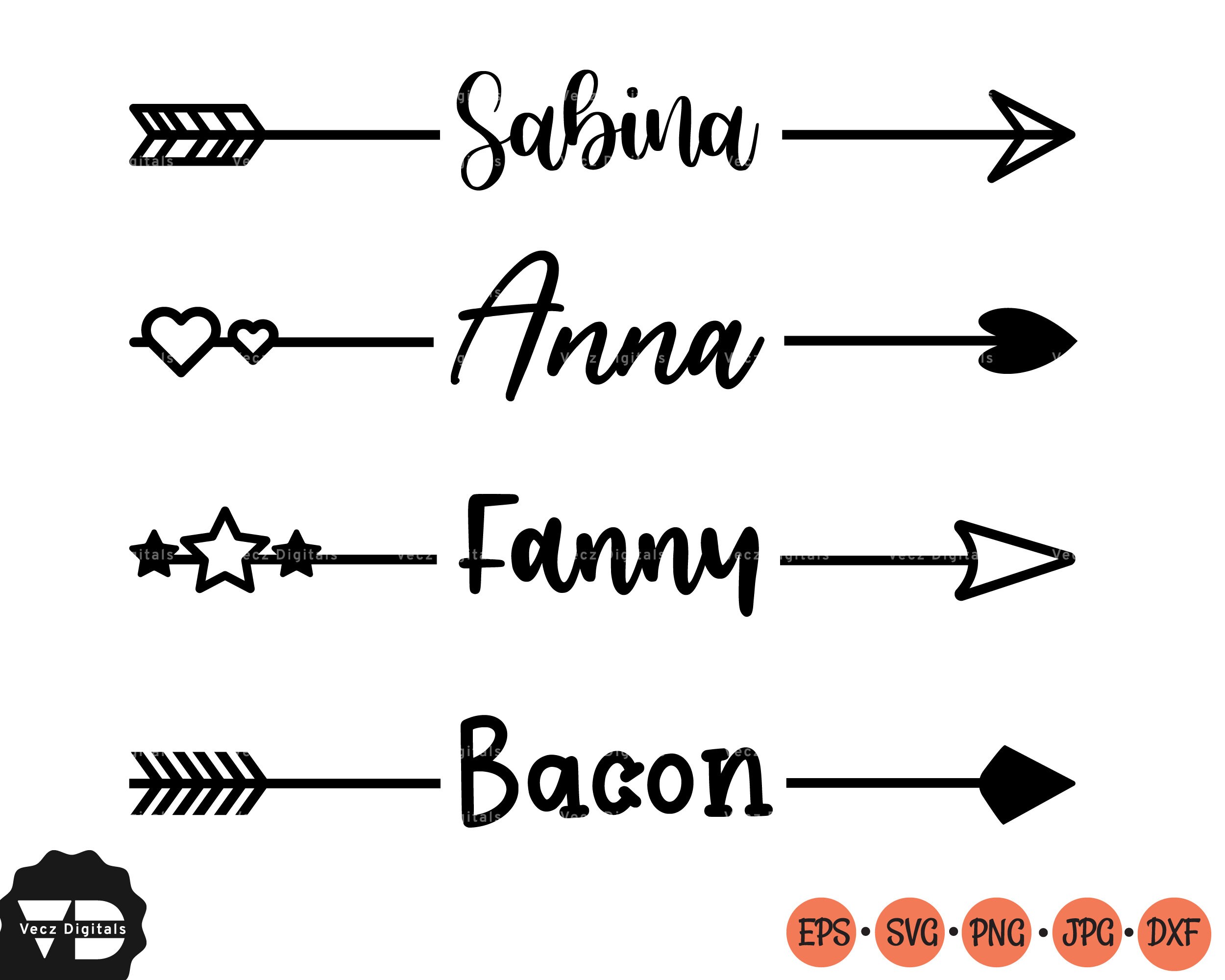 Split Arrows SVG Bundle Arrow Clipart Heart Arrow Svg Arrow | Etsy