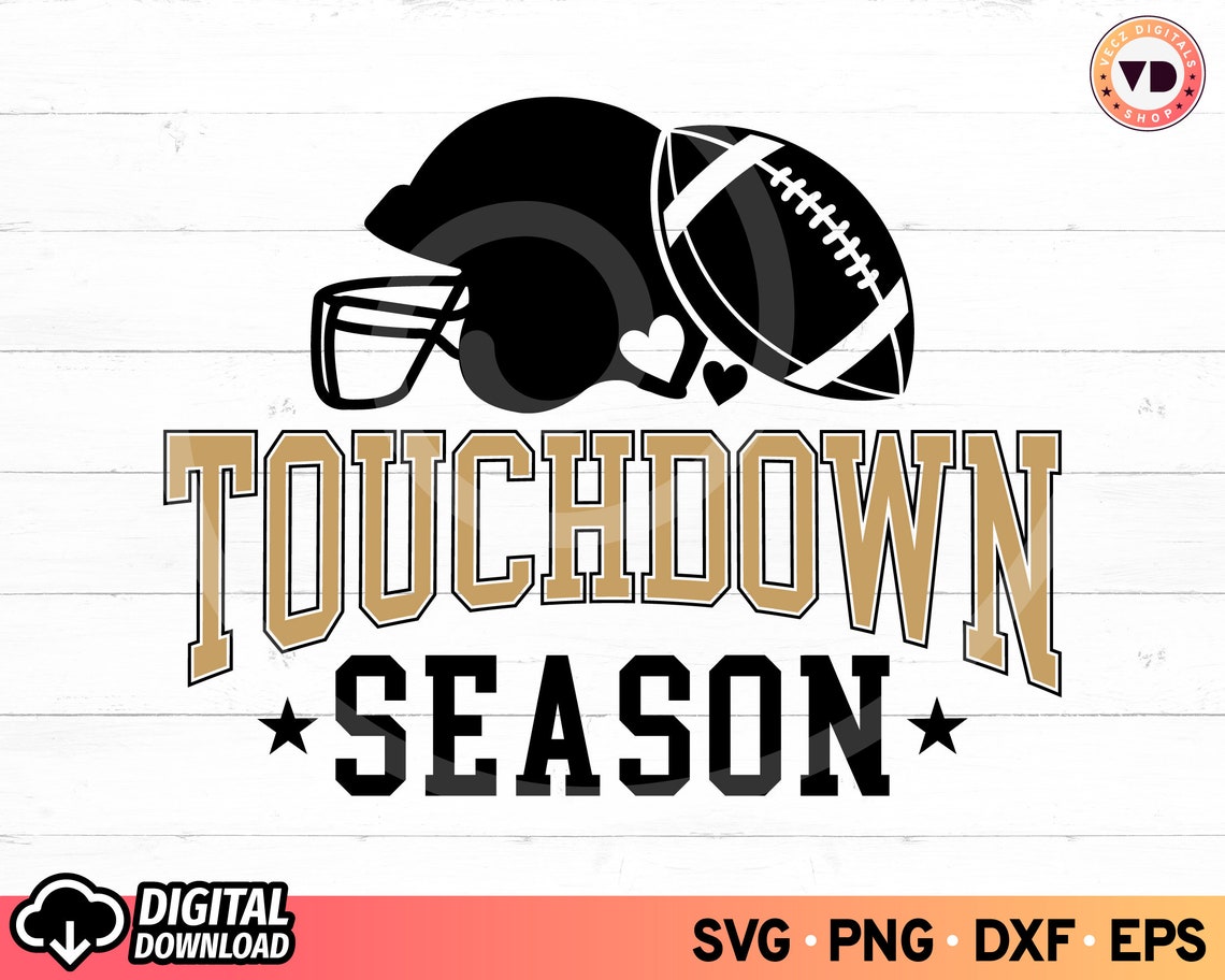 Touchdown Season SVG Game Day Svg Football Season Game Svg - Etsy