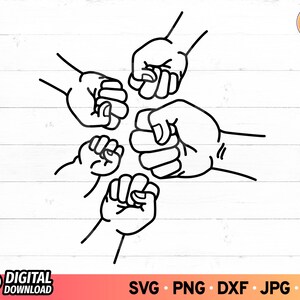 Vatertag Faust Bump SVG, Fist Bump Vatertag svg, Geschenk für Papa Svg ...