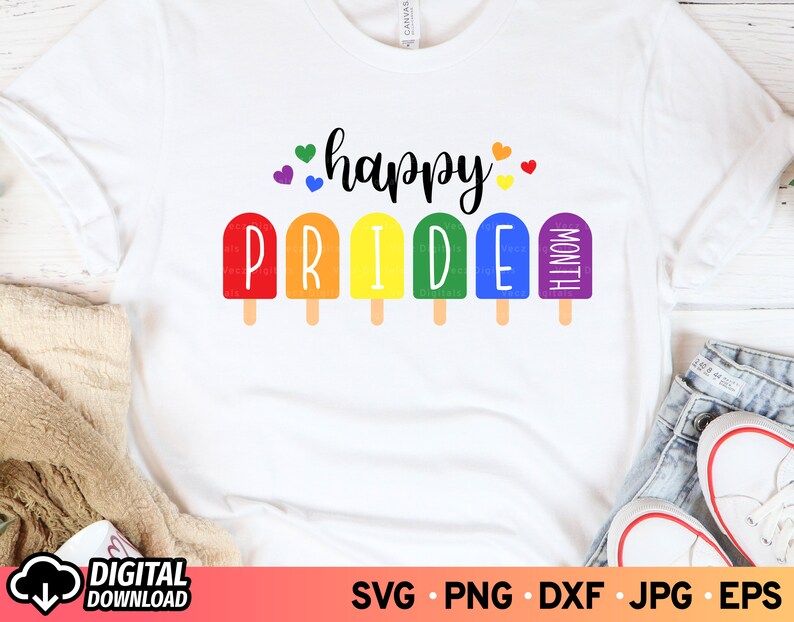Pride Bundle Svg Happy Pride Month Svg Gay Pride Svg Love - Etsy