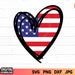 Heart Flag SVG, Fourth of July SVG, Patriotic SVG, Heart Usa Flag Svg ...