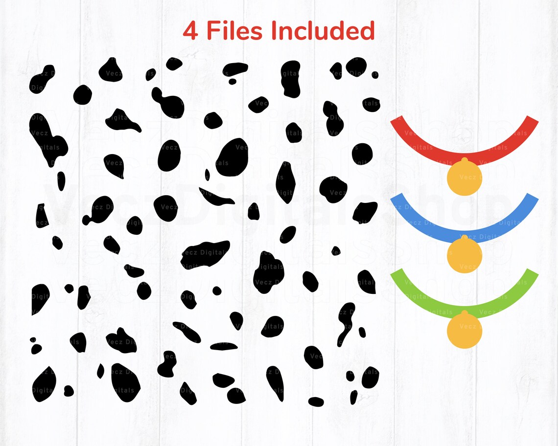 Dalmatian Spots SVG Dalmatian Dots Svg Dalmatian Print Svg | Etsy