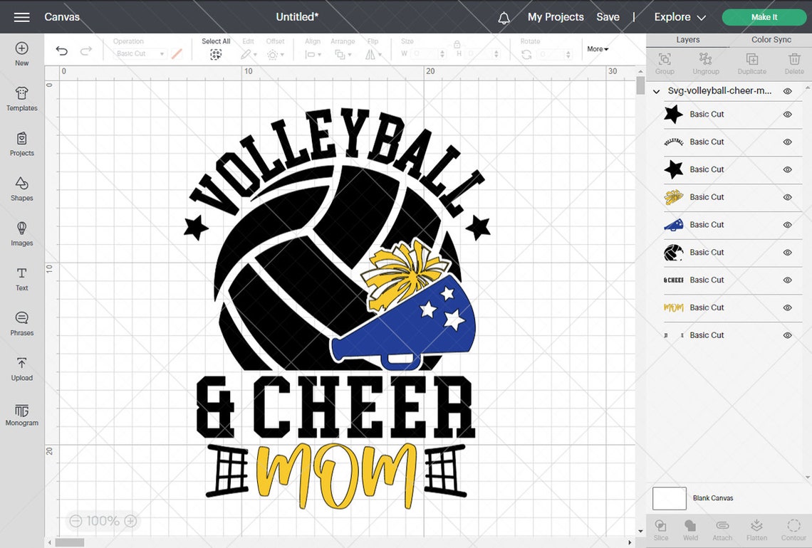 Volleyball and Cheer Mom SVG Cheer Megaphone Svg Volleyball - Etsy