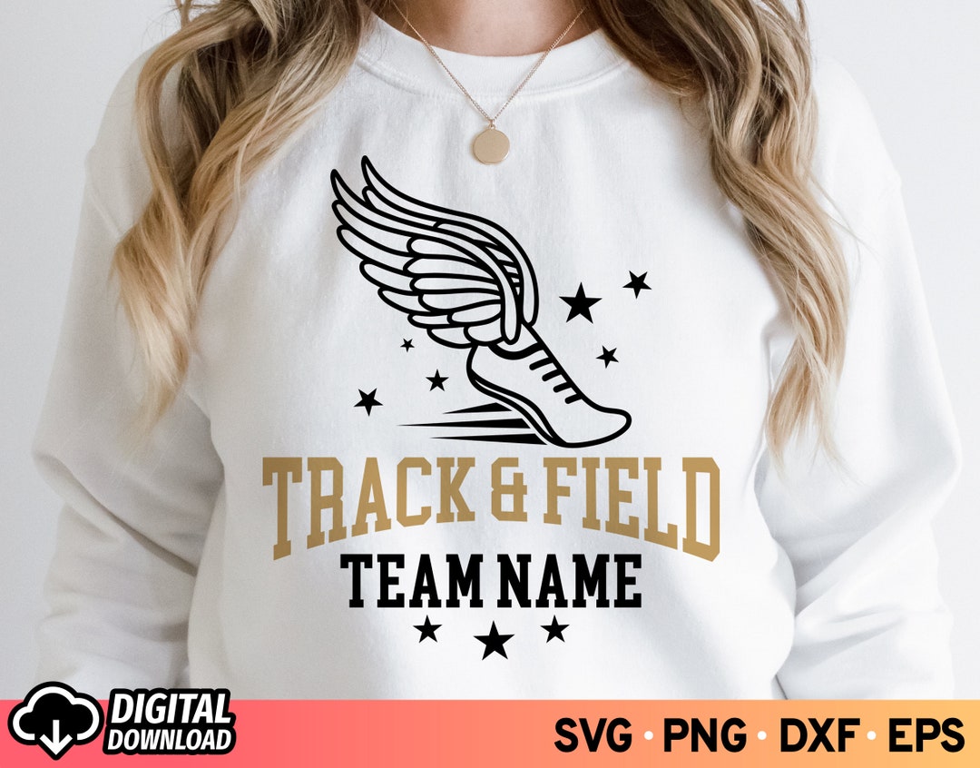Track and Field SVG and PNG, Running Svg, Mom Track Svg, Track Wings ...