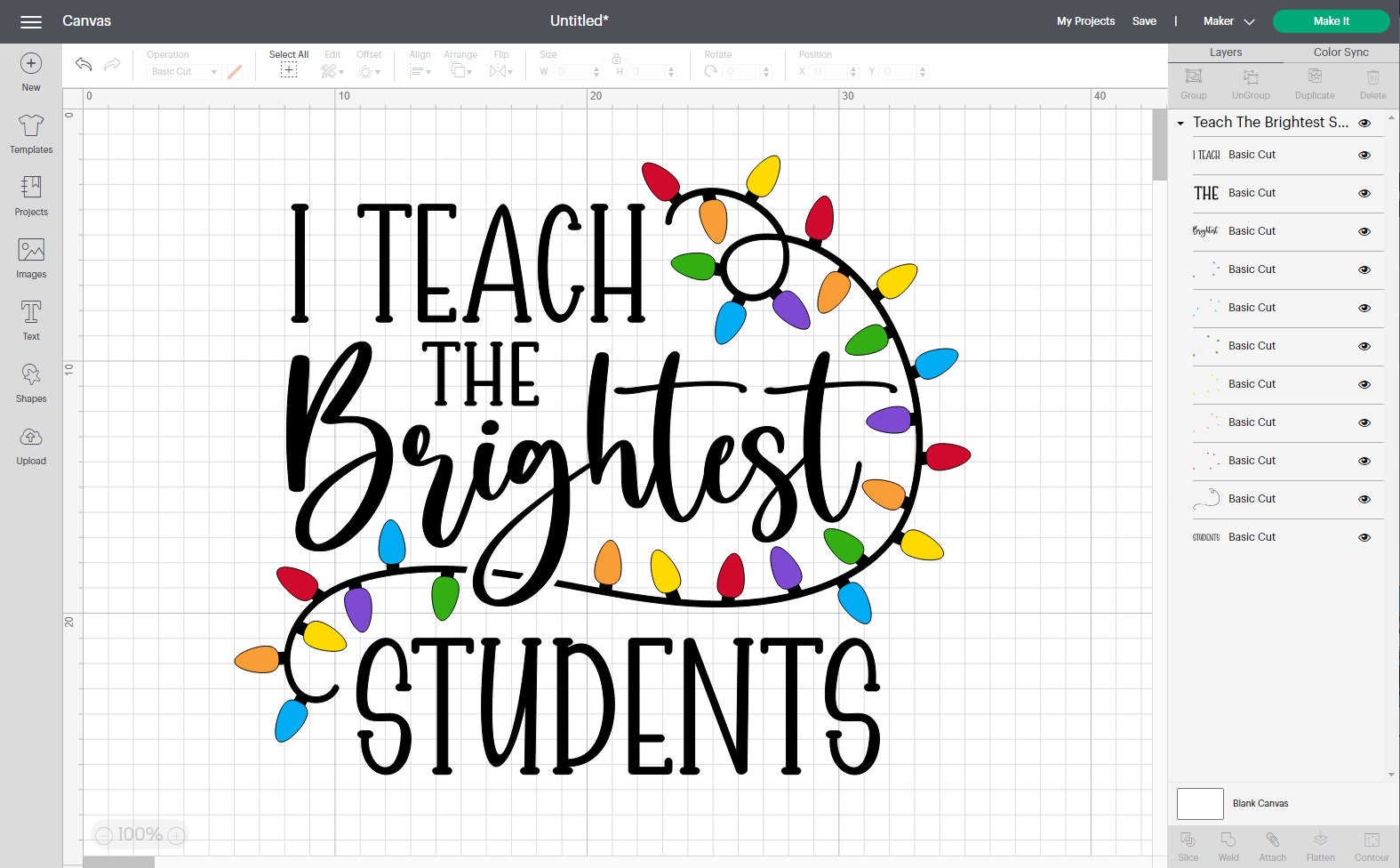 I Teach the Brightest Students SVG Funny Christmas Svg Funny - Etsy