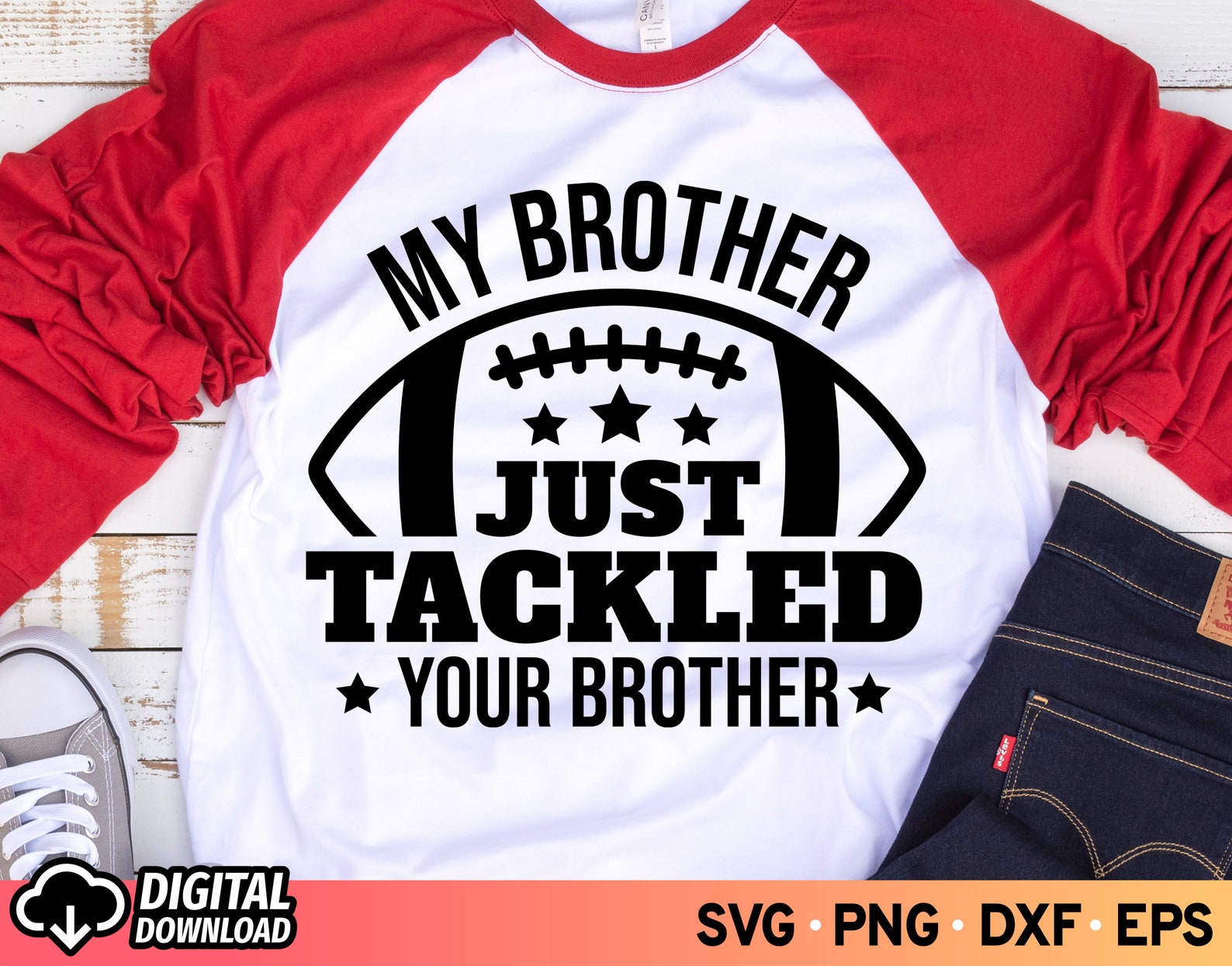 My Brother Just Tackled Your Brother SVG Football Brother Svg - Etsy