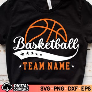 Basketball Team Name SVG, Basketball Team Design, Basketball Mom Svg ...