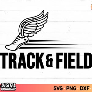 Track and Field SVG and PNG, Runner Svg, Mom Track Svg, Track Wings Svg ...