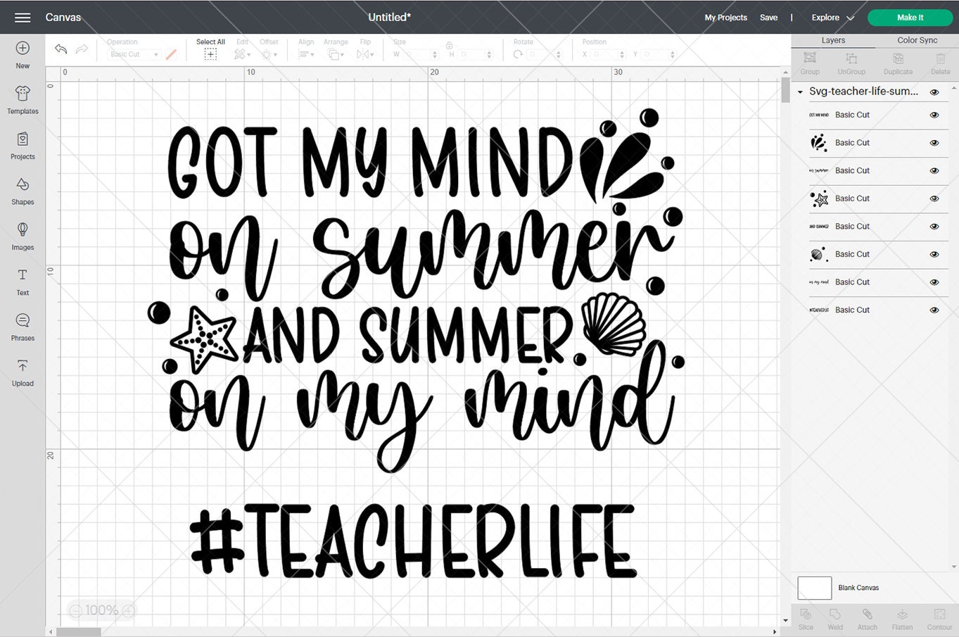 Got My Mind on Summer and Summer on My Mind SVG Summer - Etsy
