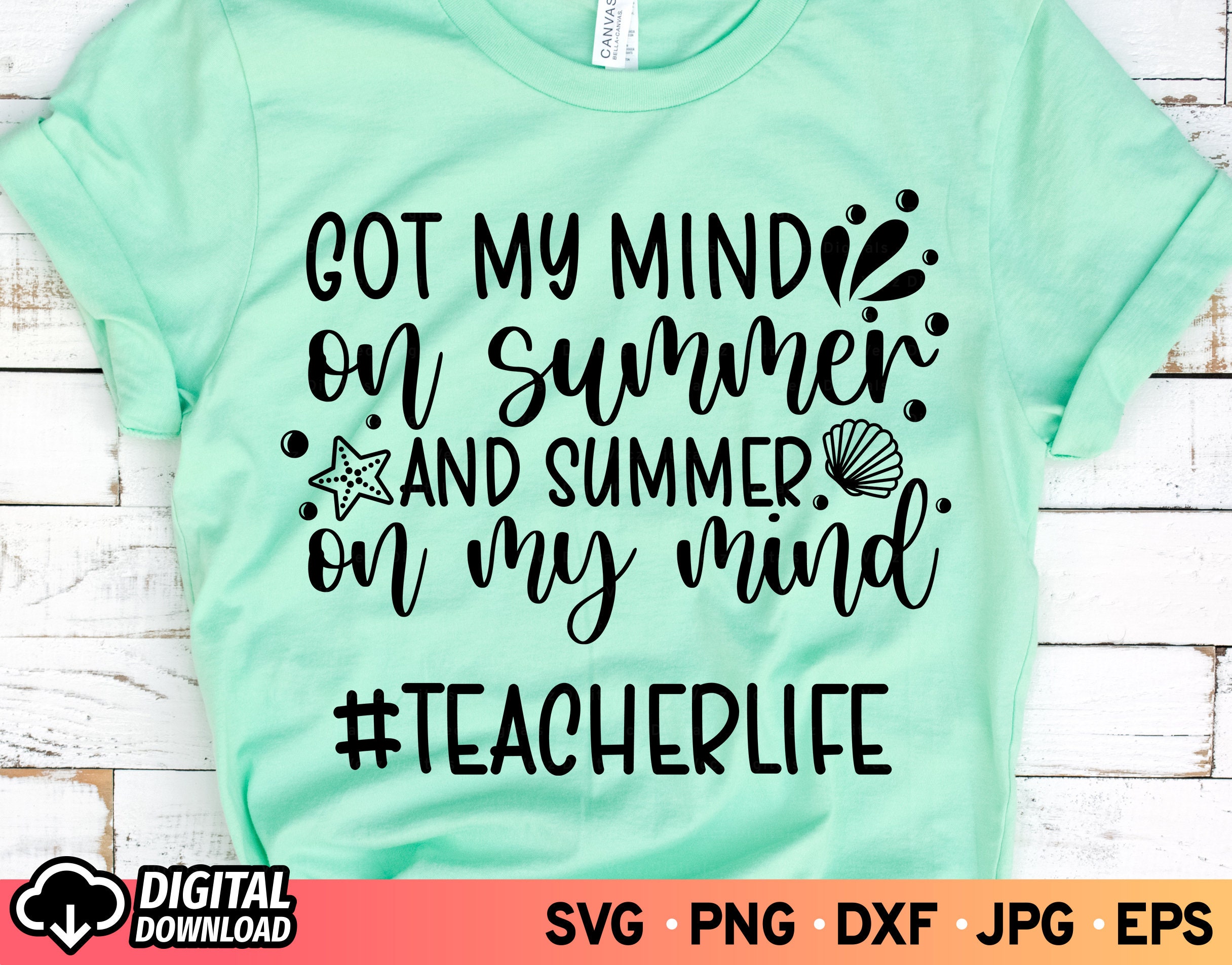 Got My Mind on Summer and Summer on My Mind SVG Summer - Etsy