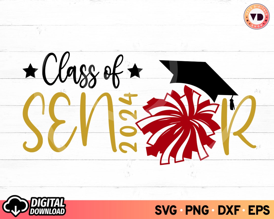 Cheer Senior Night SVG 2024 Cheer Senior Svg Class of 2024 - Etsy Australia