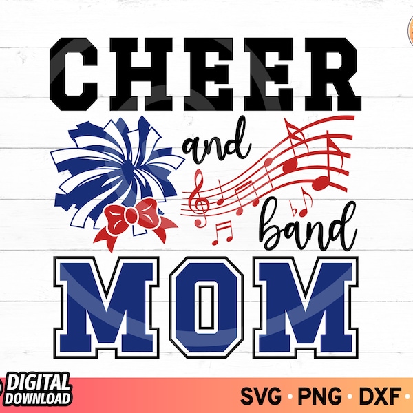 Band Mom Svg - Etsy