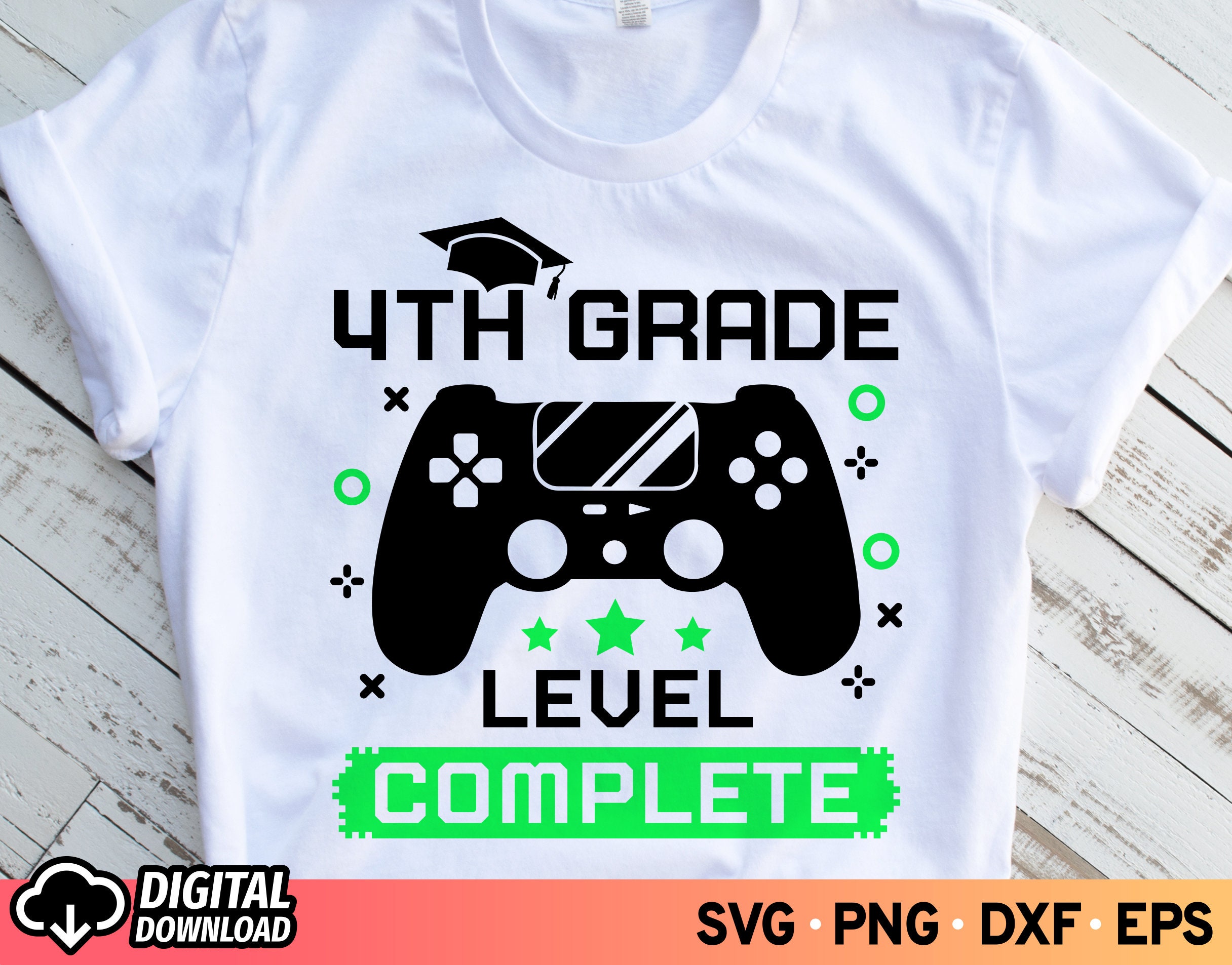 Fourth Grade Level Complete SVG Grade School Svg 4th Grade - Etsy