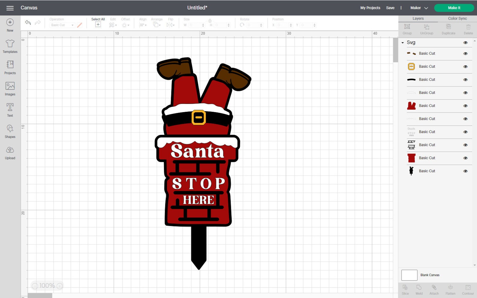 Santa Stop Here Legs Sign SVG Santa Stop Sign SVG Santa Legs - Etsy