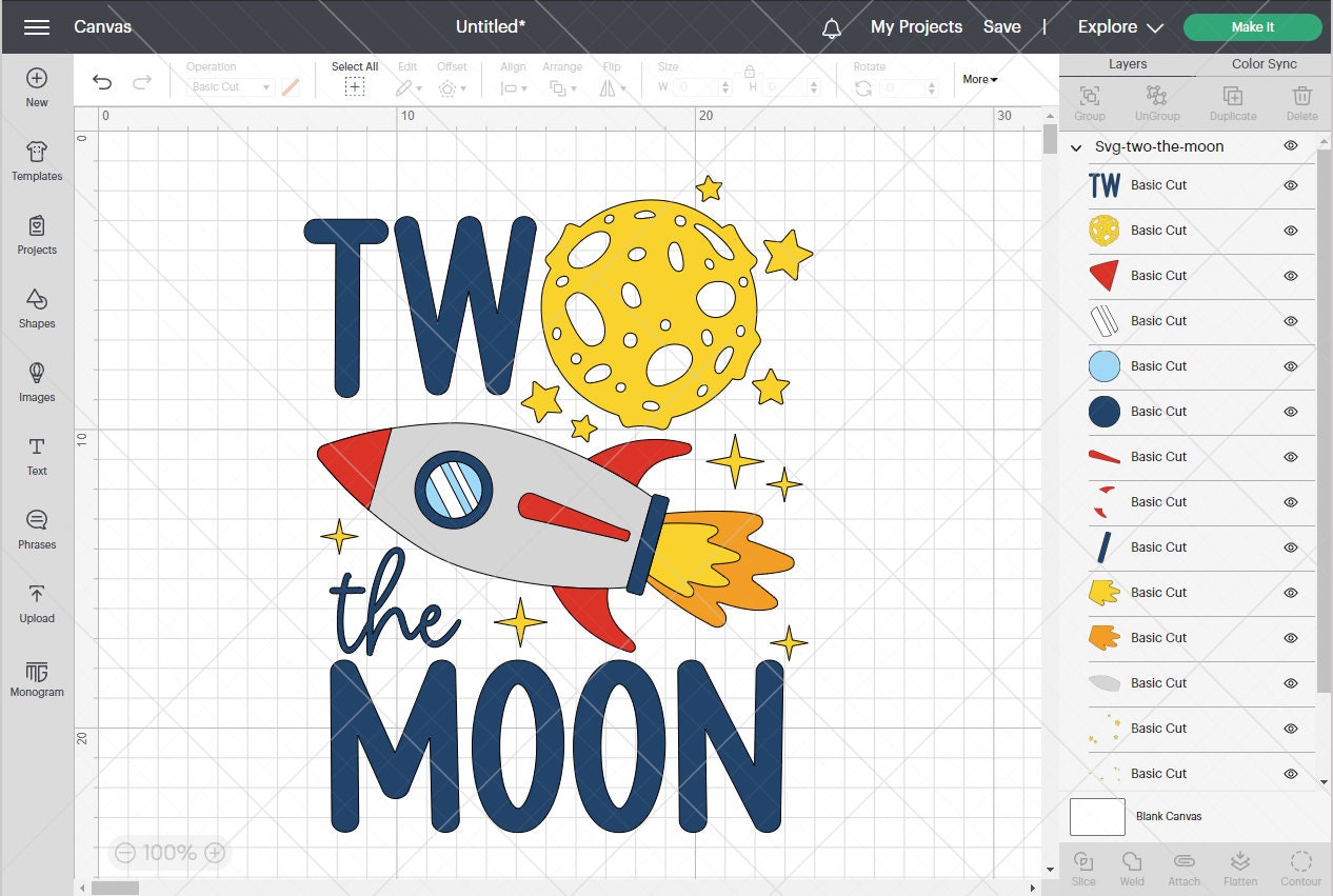 Two the Moon SVG Birthday 2nd Birthday Boy Shirt Svg Two - Etsy