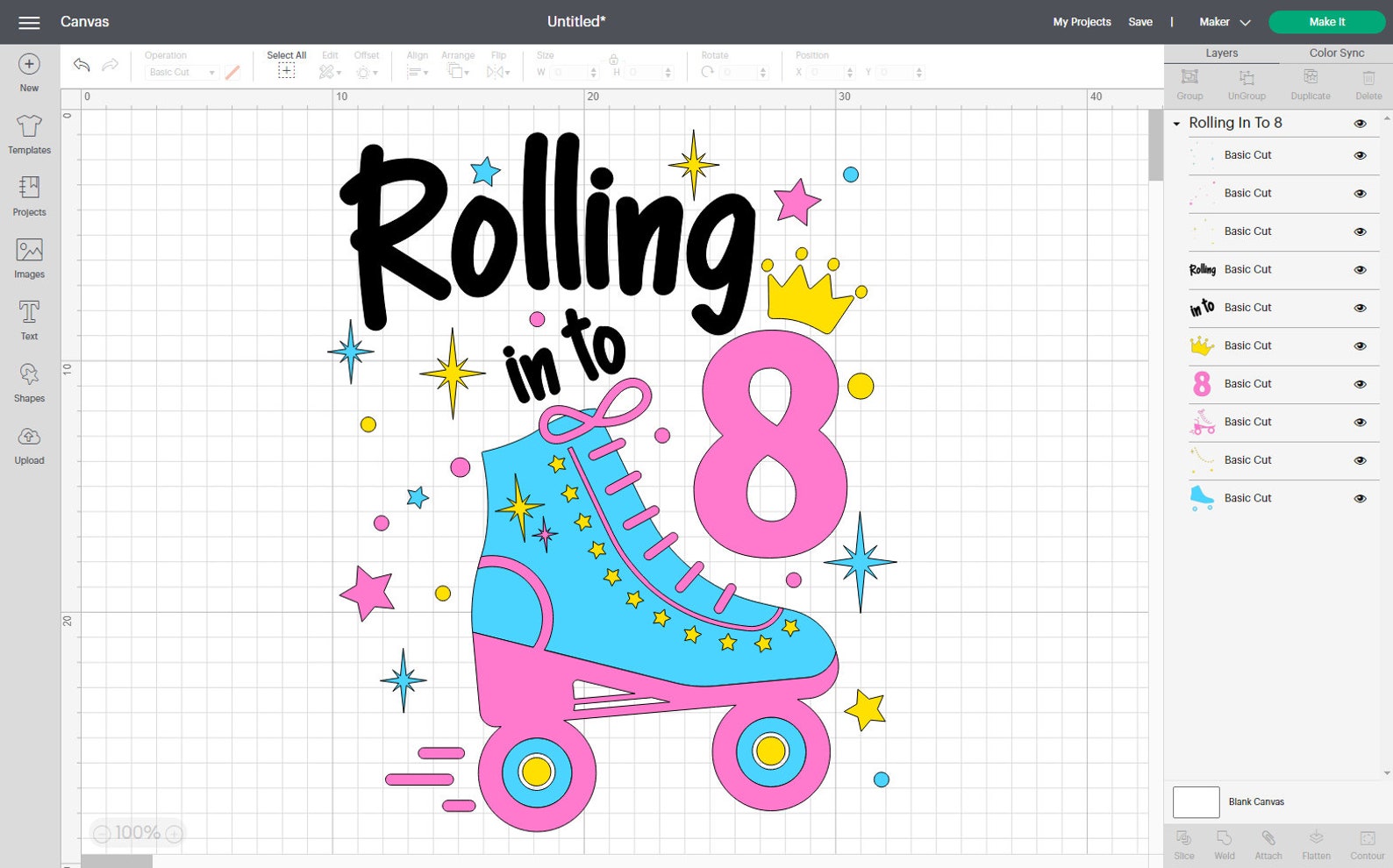 Rolling Into 8 SVG Roller Skate Svg 8th Birthday Svg - Etsy Hong Kong