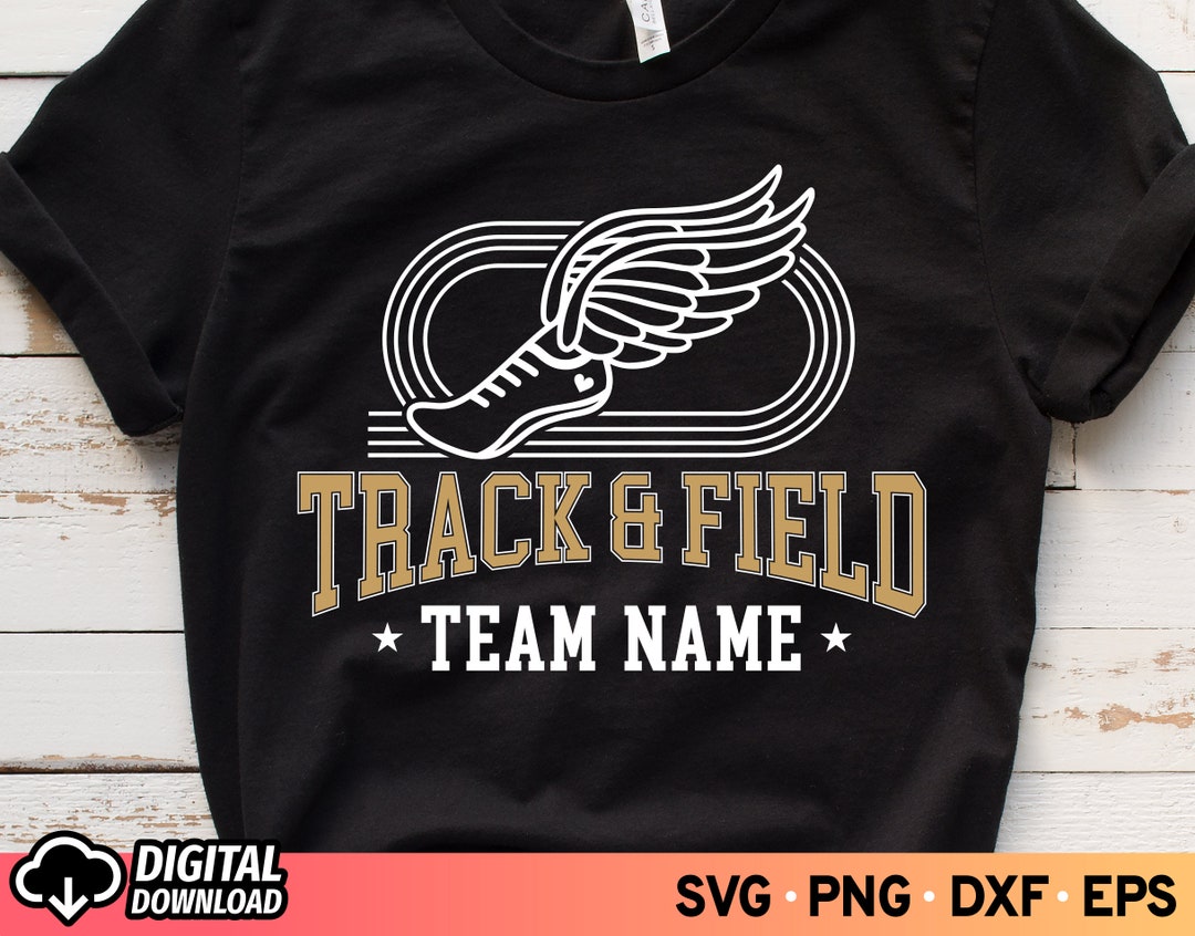 Track and Field Team SVG: Runner Wings Design (digital Download) PNG ...