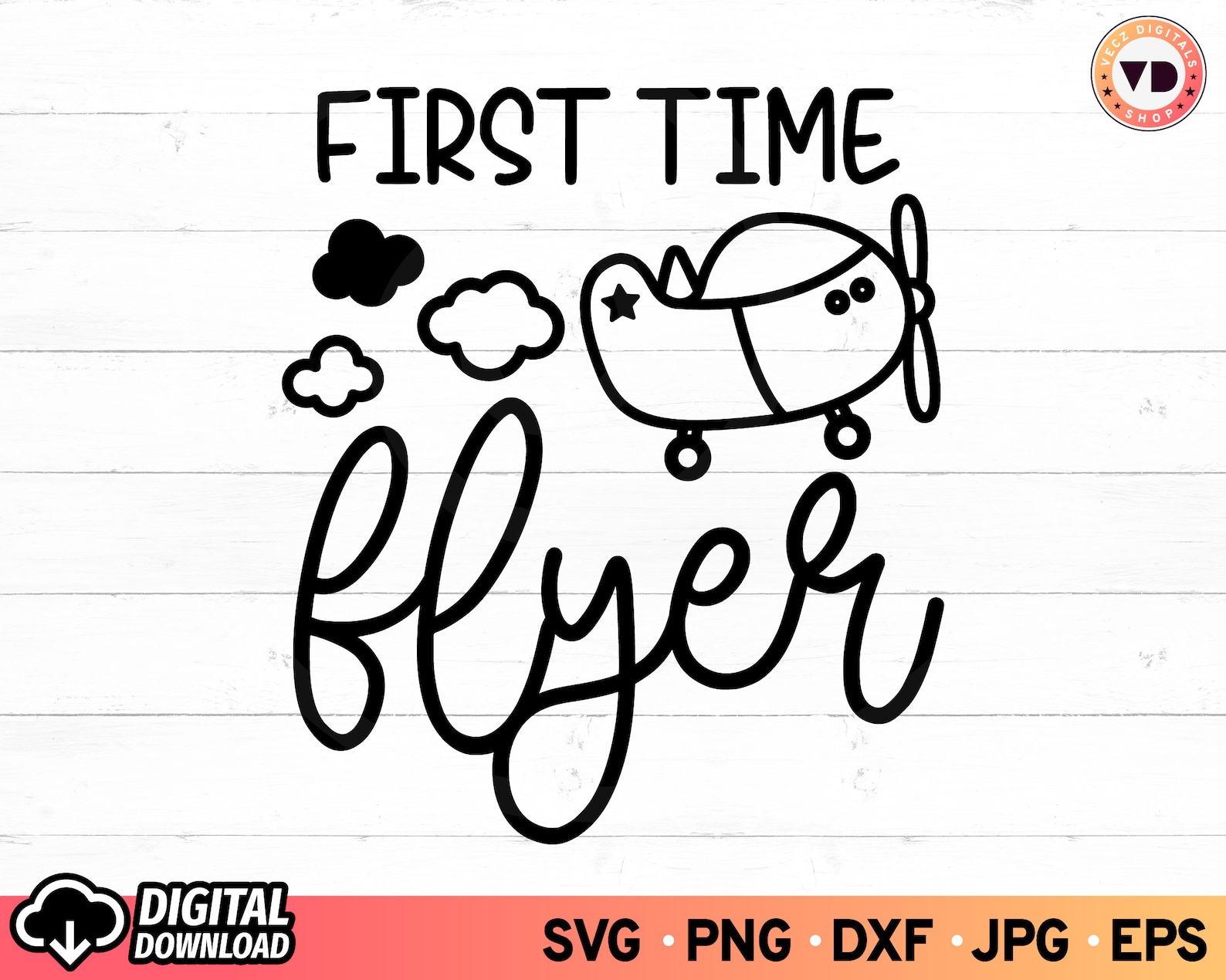 First Time Flyer SVG First Flight SVG First Plane Ride SVG - Etsy