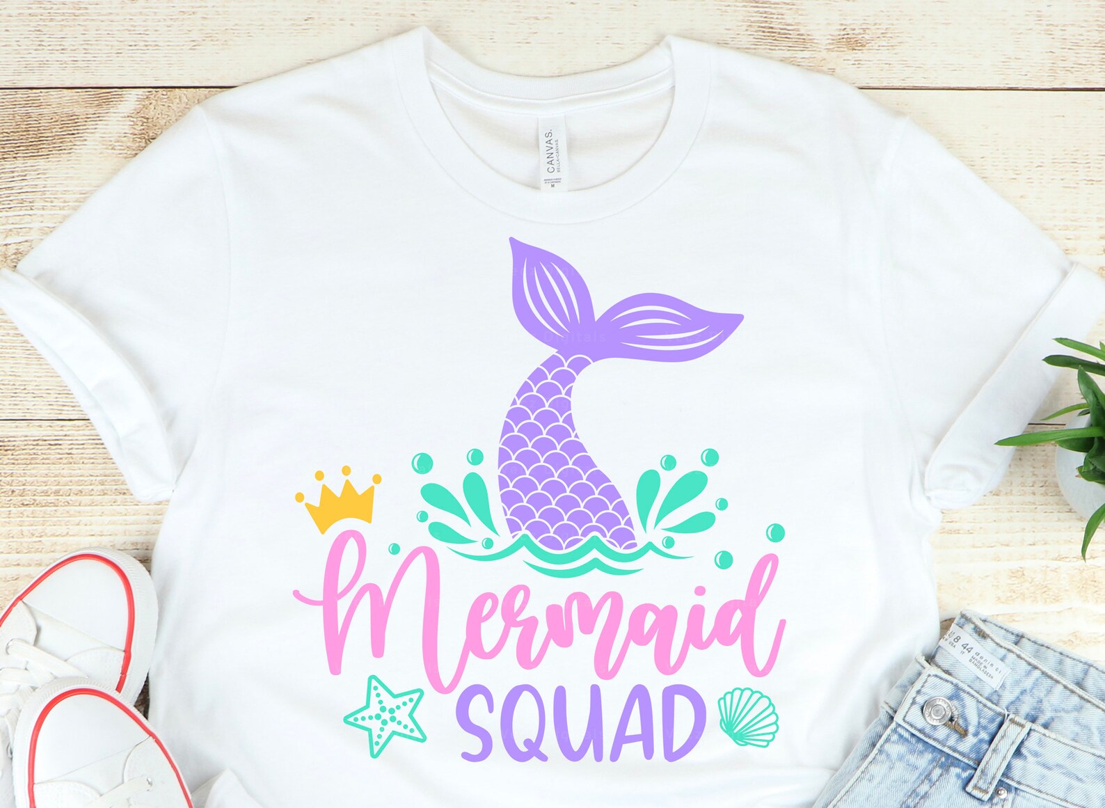 Mermaid Squad SVG Mermaid Birthday SVG Mermaid Tail SVG | Etsy