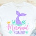 Mermaid Squad SVG, Mermaid Birthday SVG, Mermaid Tail SVG, Mermaid ...