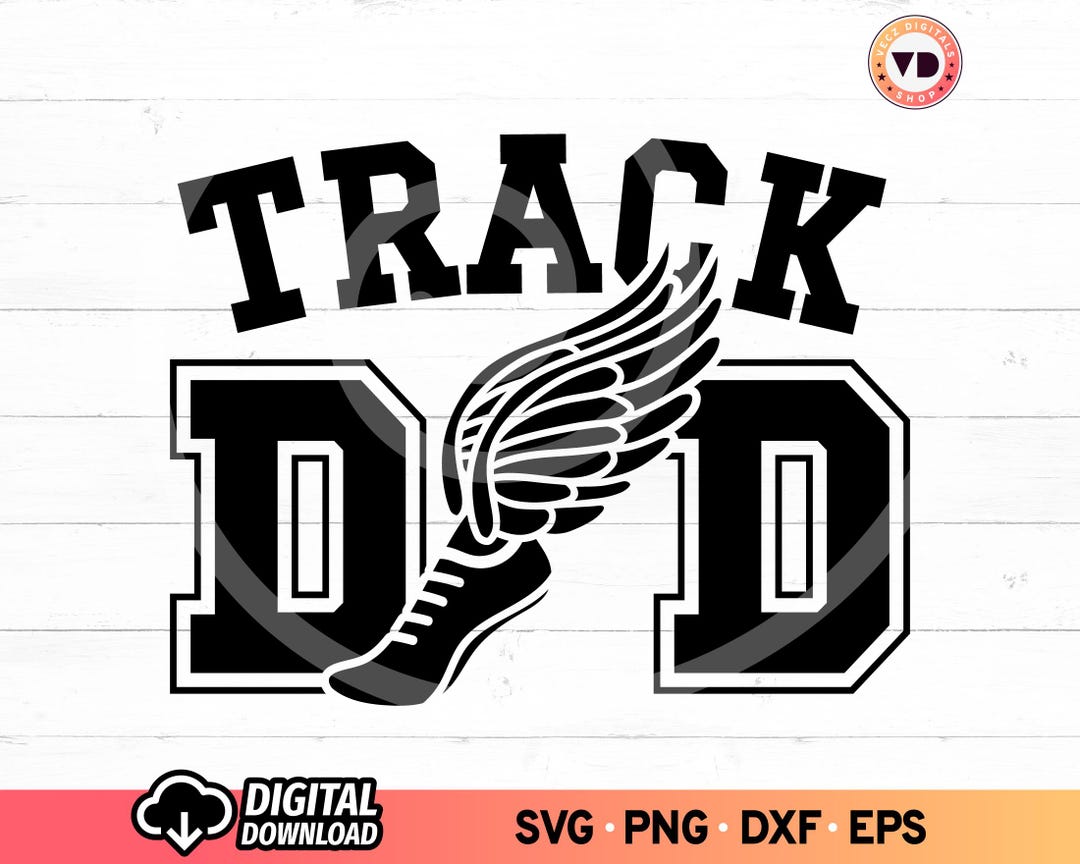 Track Dad SVG and PNG, Track and Field Svg, Dad Track Svg, Running Svg ...