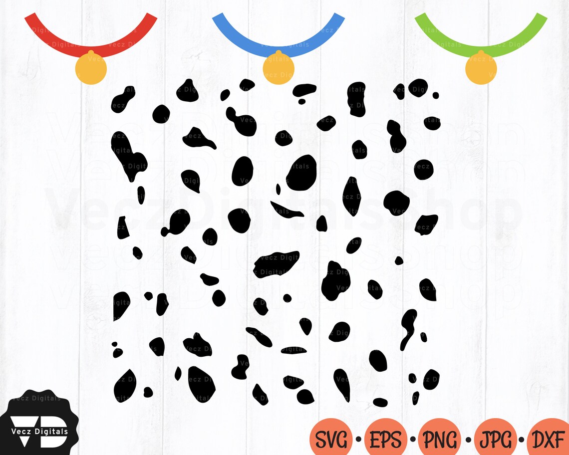 Dalmatian Spots SVG Dalmatian Dots Svg Dalmatian Print Svg | Etsy