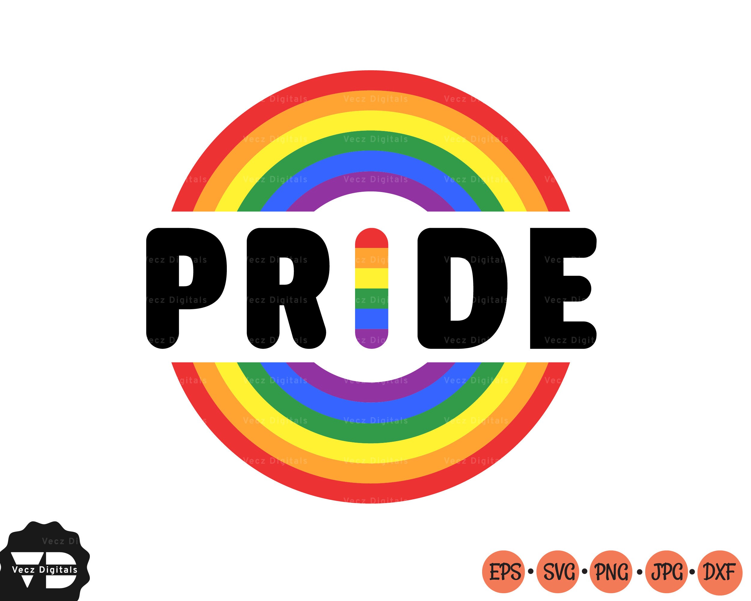 Pride Bundle Svg Happy Pride Month SVG Gay Pride Svg Love | Etsy