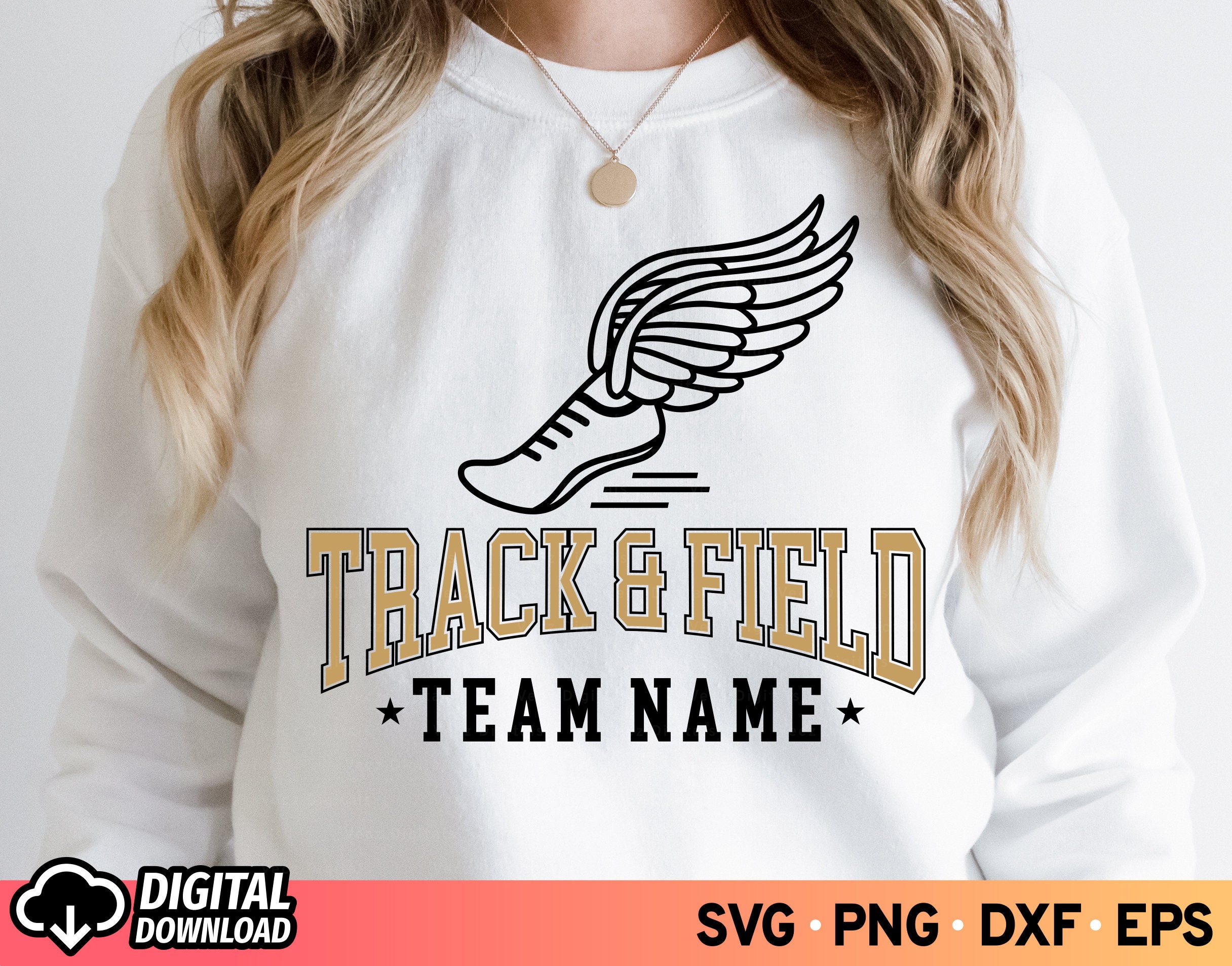 Track and Field Team Name SVG Running Svg Mom Track Svg - Etsy