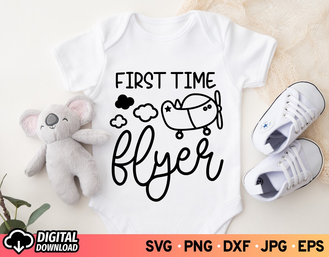 First Time Flyer SVG First Flight SVG First Plane Ride SVG - Etsy