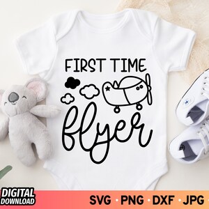 First Time Flyer SVG, First Flight SVG, First Plane Ride SVG, Airplane ...