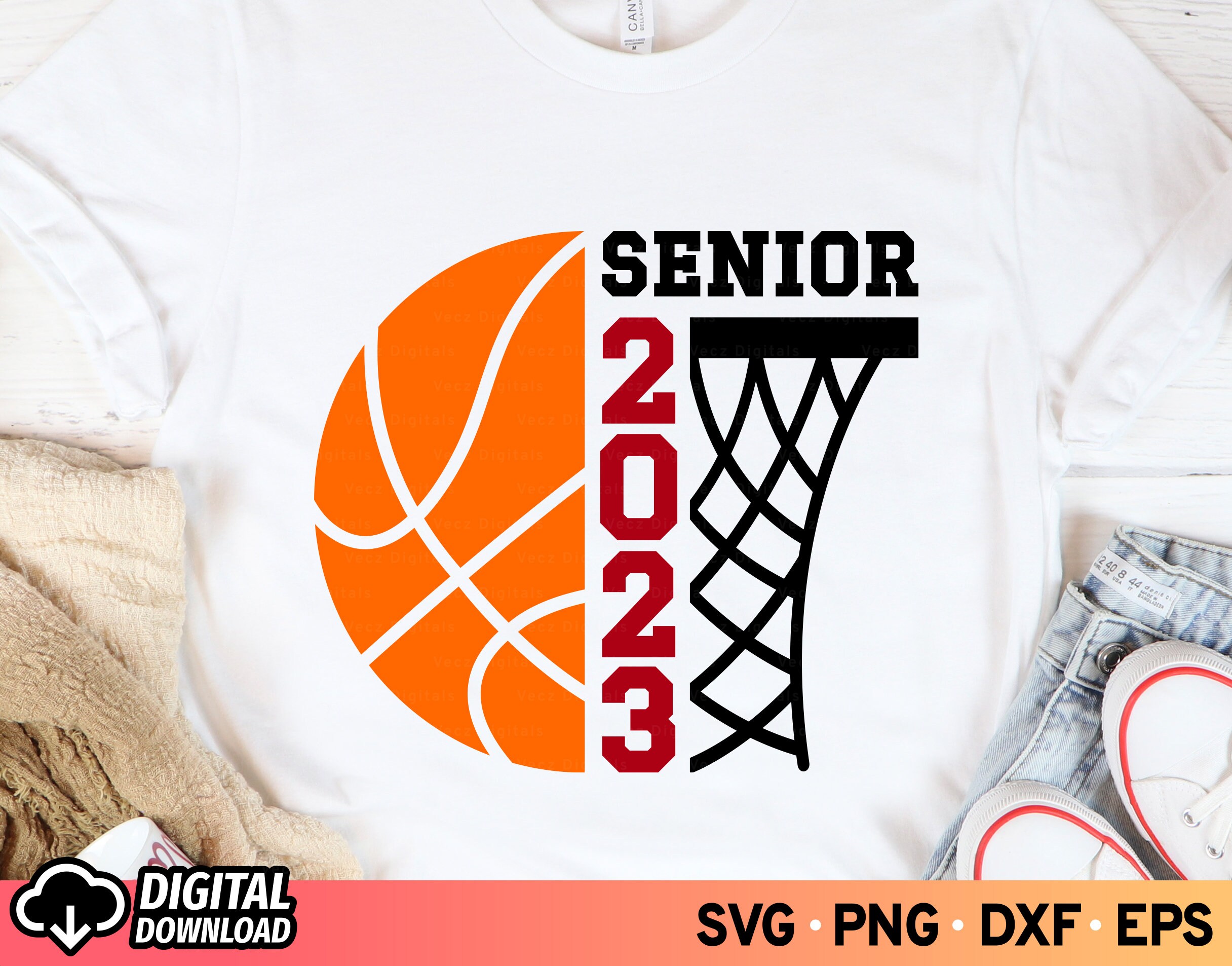 Basketball Senior 2023 Svg Senior Basketball Mom Shirt Svg Etsy