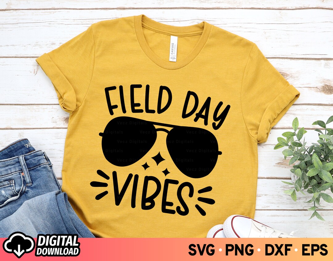Field Day Vibes SVG Funny Shirt for Teacher Kids Field Day - Etsy