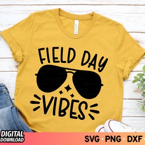 Field Day Vibes SVG Funny Shirt for Teacher Kids Field Day - Etsy