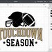 Touchdown Season SVG Game Day Svg Football Season Game Svg - Etsy