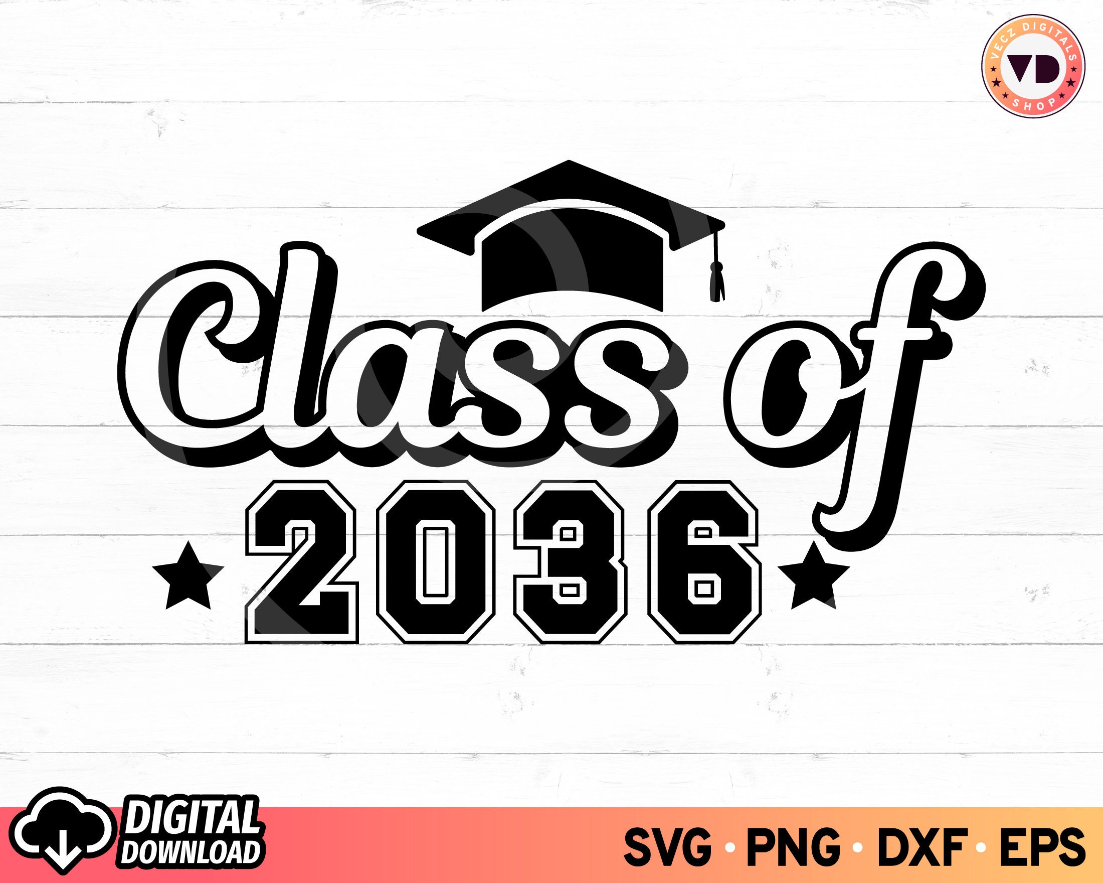 Class of 2036 Shirt SVG Senior 2036 Svg Class of 2036 - Etsy