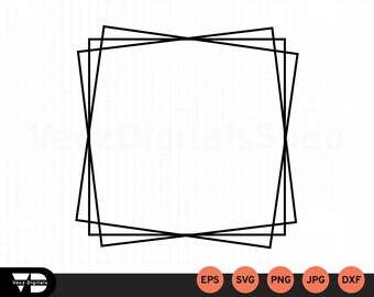 Double Square Frame | Etsy