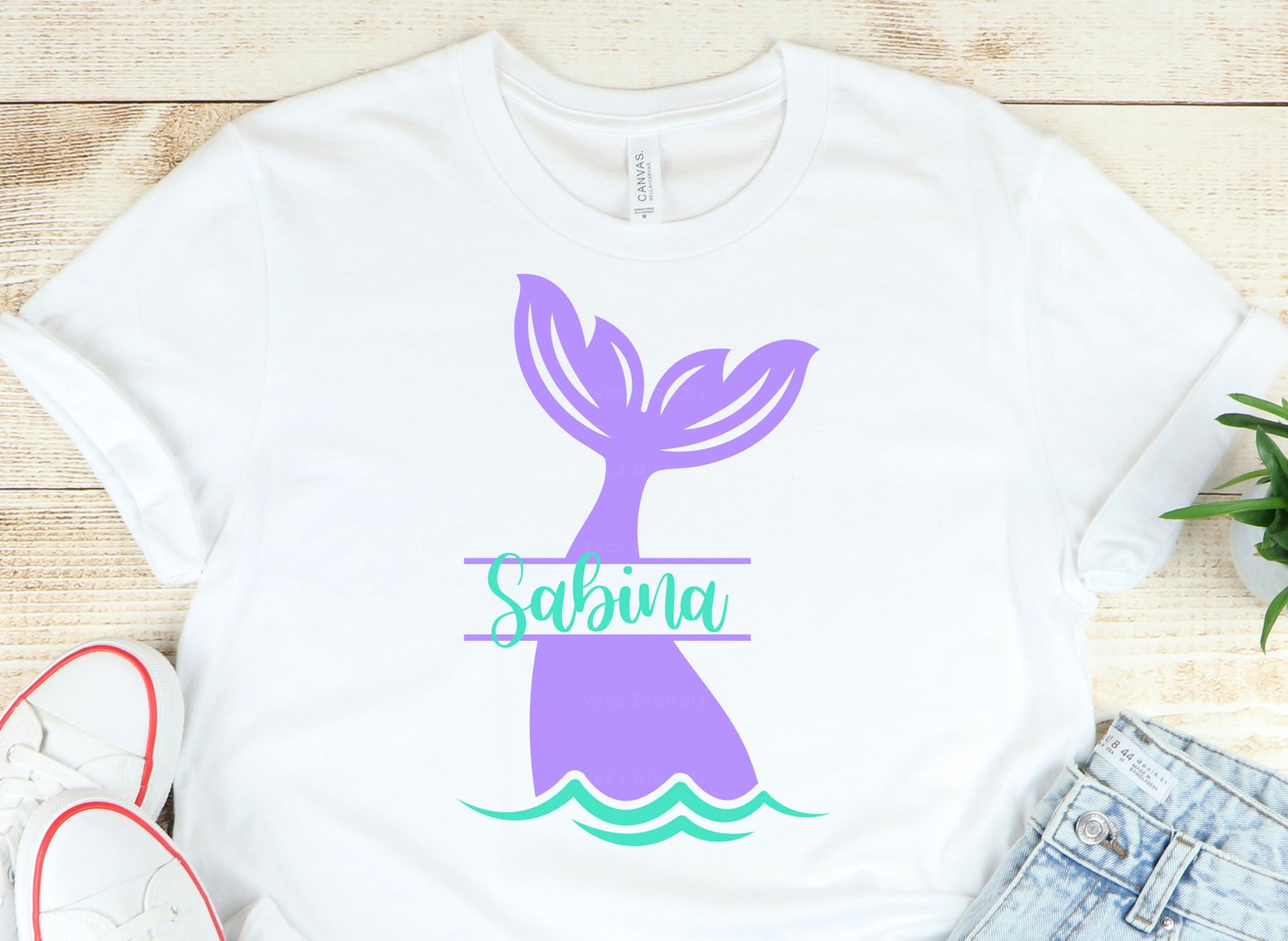 Mermaid Tail Name SVG Mermaid Tail SVG Mermaid SVG Mermaid - Etsy