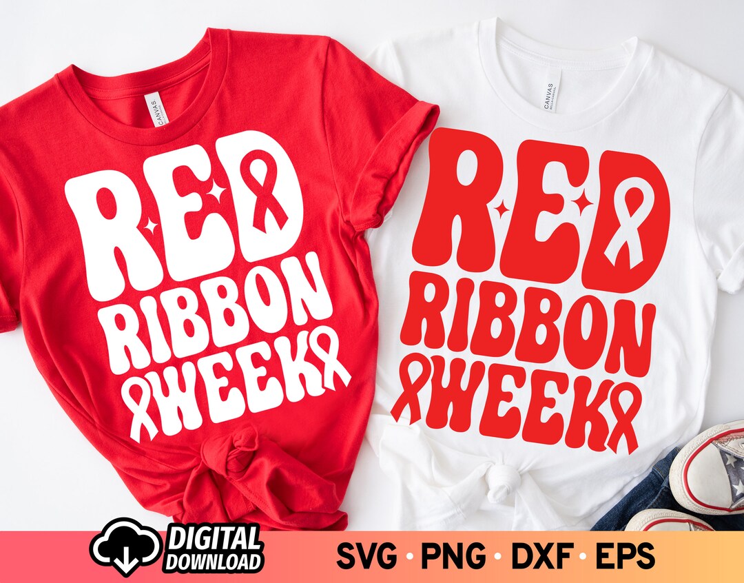 Red Ribbon Week SVG 2024, Say No to Drugs Svg, Drug Free Svg, Red ...