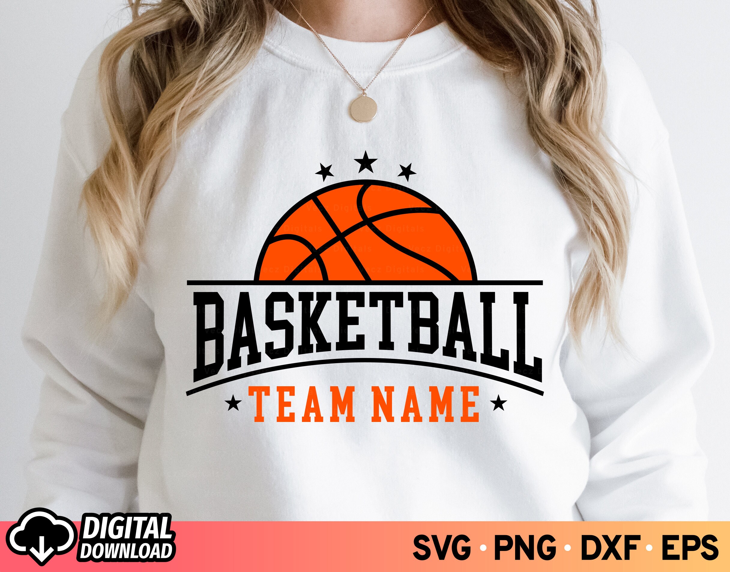 Basketball Team Name SVG Basketball Mom Svg Basketball Team - Etsy