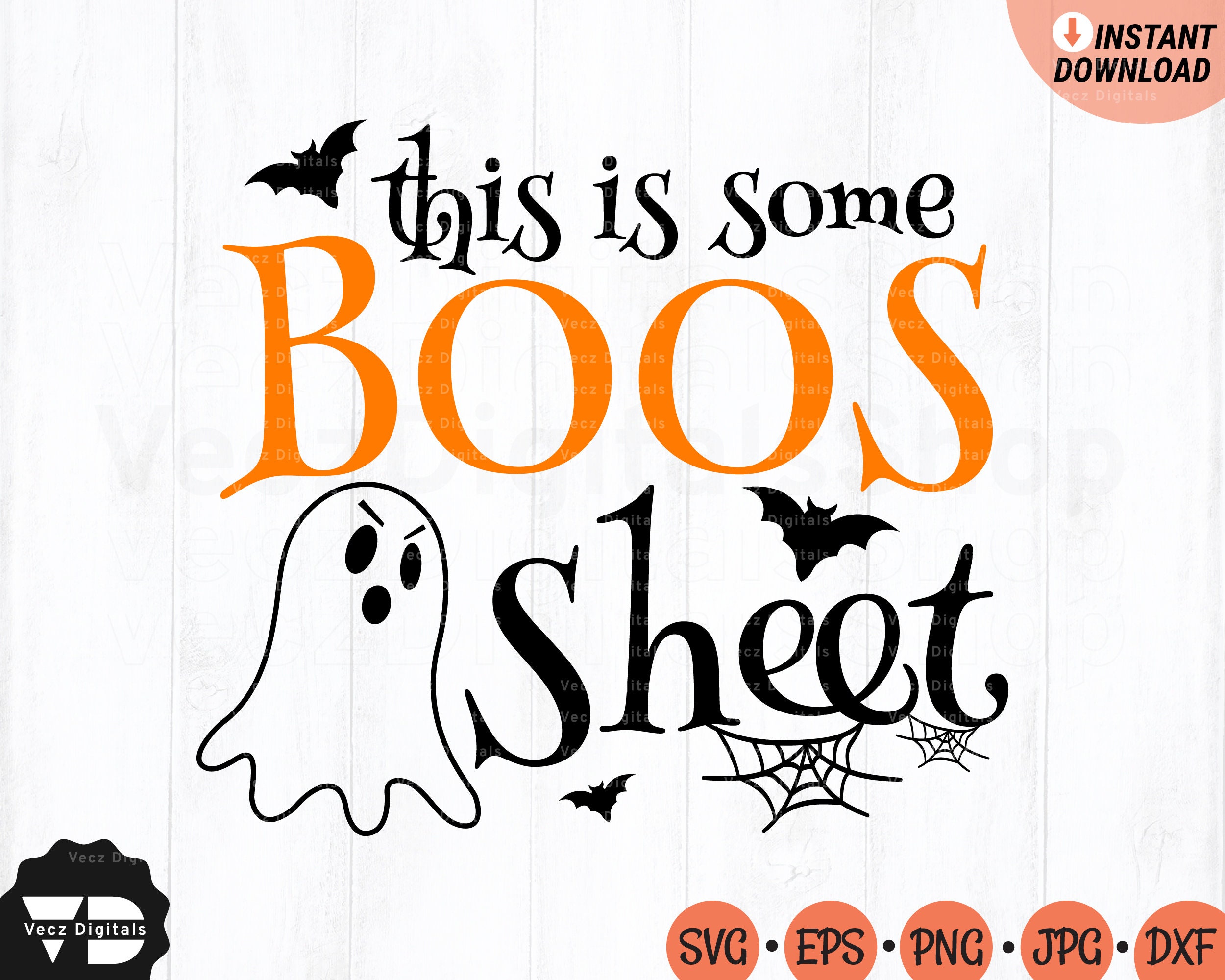 This is Some Boos Sheet SVG Funny Halloween Boo Svg Adult | Etsy