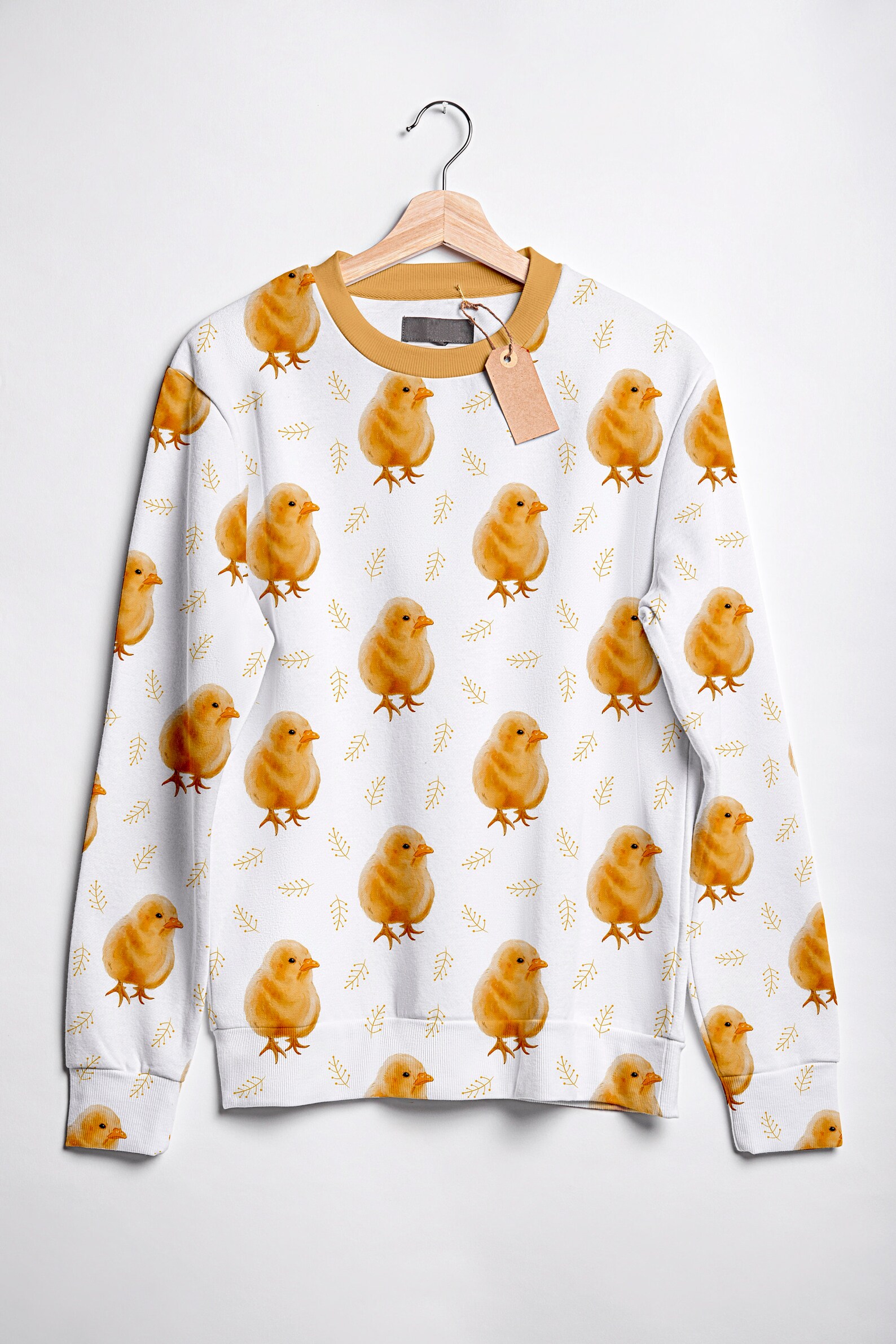 Cute Little Chickens Seamless Patterns, Chickens Watercolor Digital ...