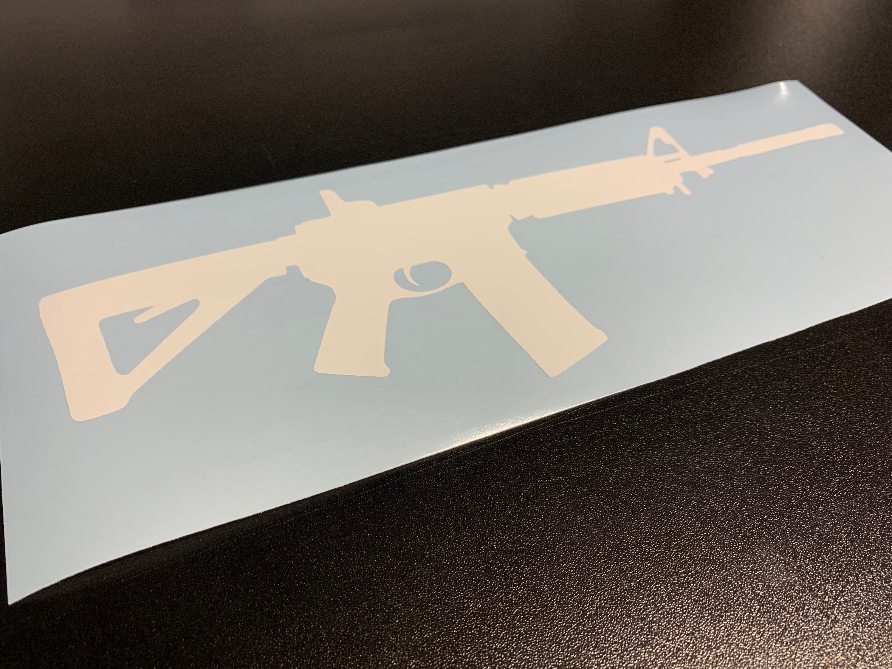 AR15 Gun Decal | Etsy
