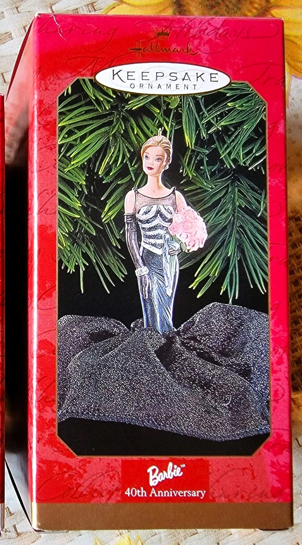 Barbie 40th Anniversary Figurine/ornament 1999 - Etsy