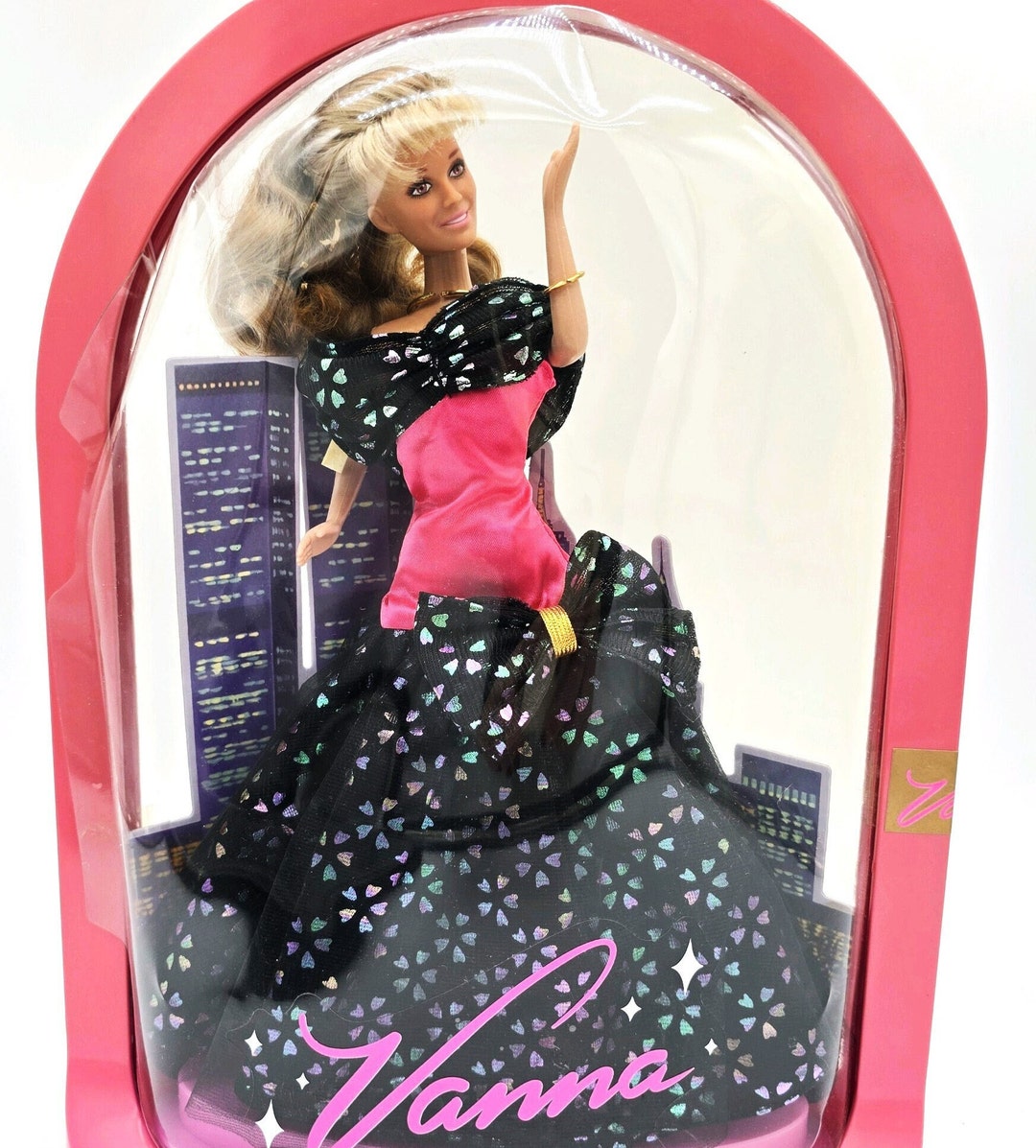 Vanna White Doll 12 1992 W/ Twin Towers Back Drop - Etsy