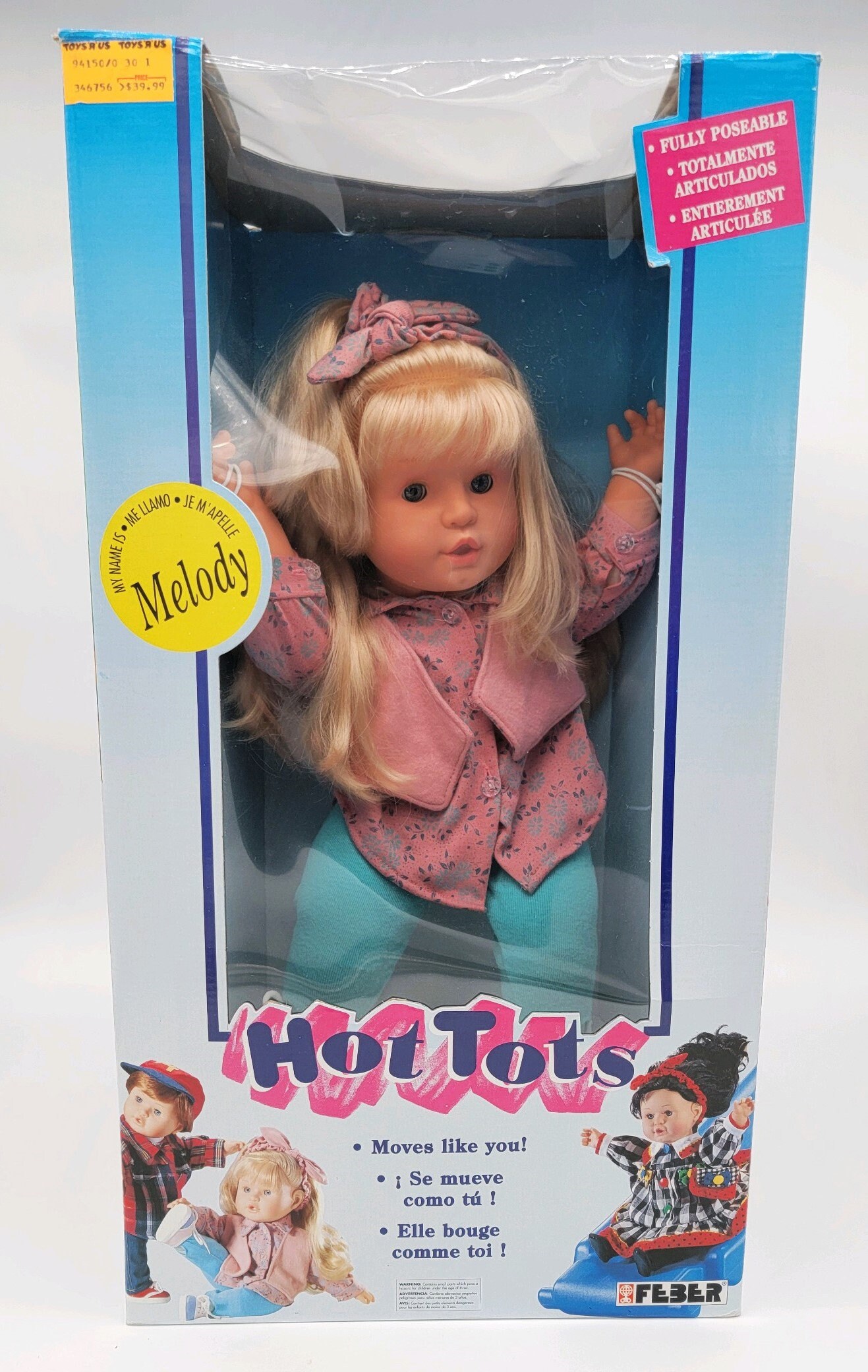 Rare, 19 Poseable Girl Doll, 'melody', Made in Spain 1994 - Etsy