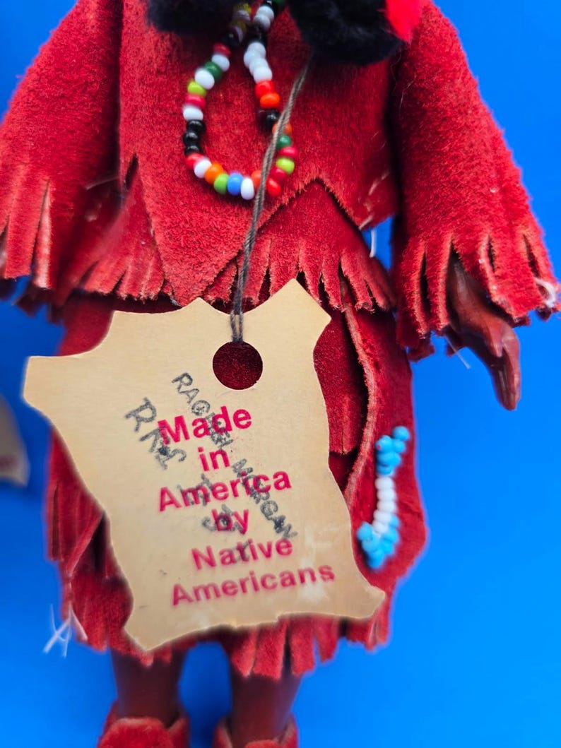 Vintage Native American Indian Dolls 1960s Made by the Cherokees in N.C ...