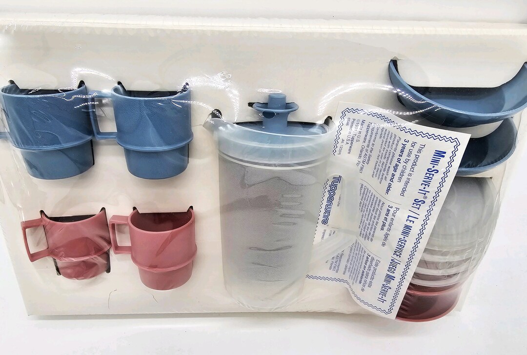 Tupperware Toys Mini Serve-it-set New Factory Sealed - Etsy