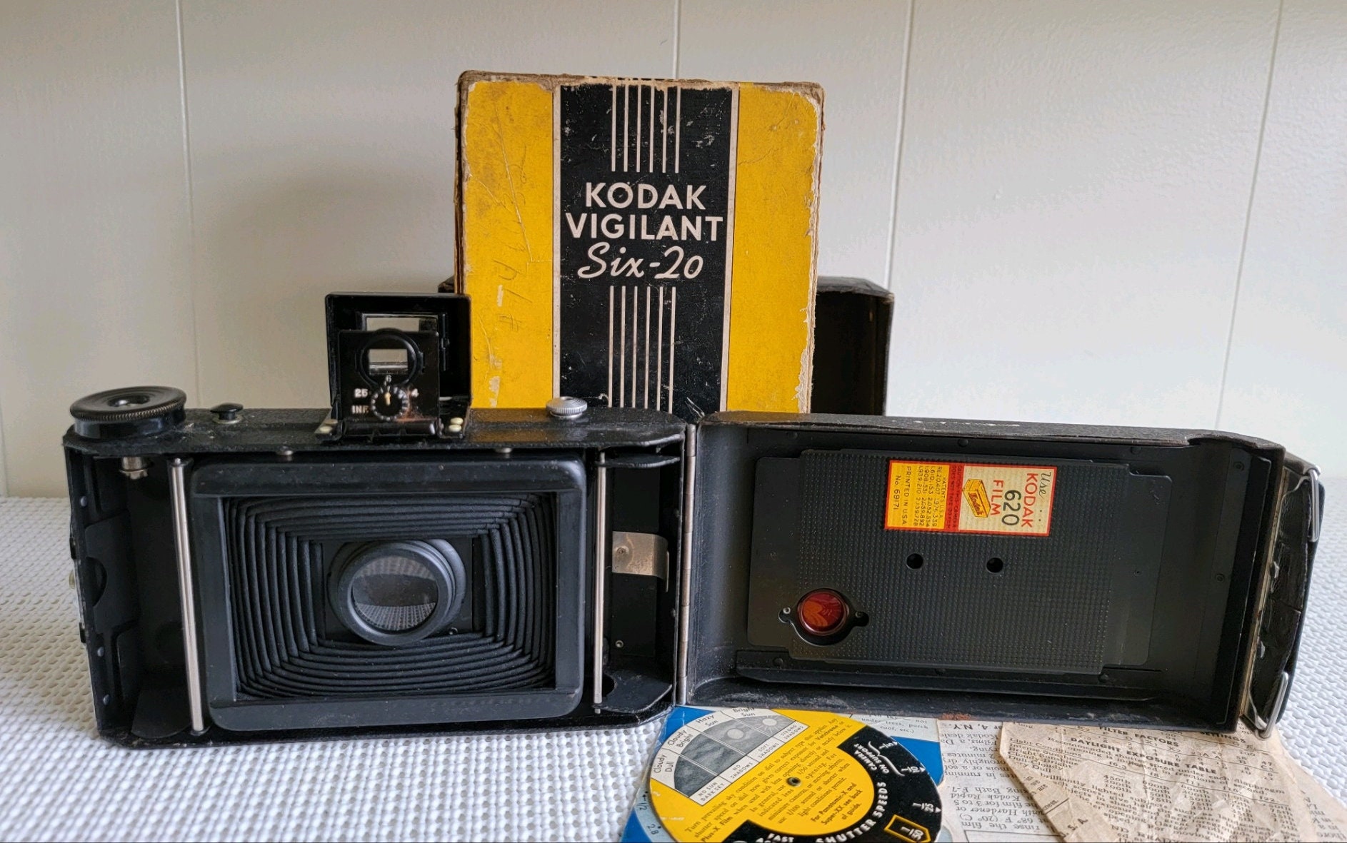 Eastman Kodak Vigilant Six-20 Dakon Shutter Bimat Lens Takes 620 Film - Etsy