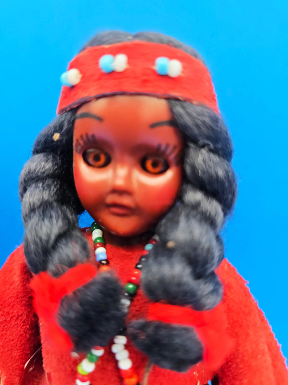 Vintage Native American Indian Dolls 1960s Made by the Cherokees in N.C ...