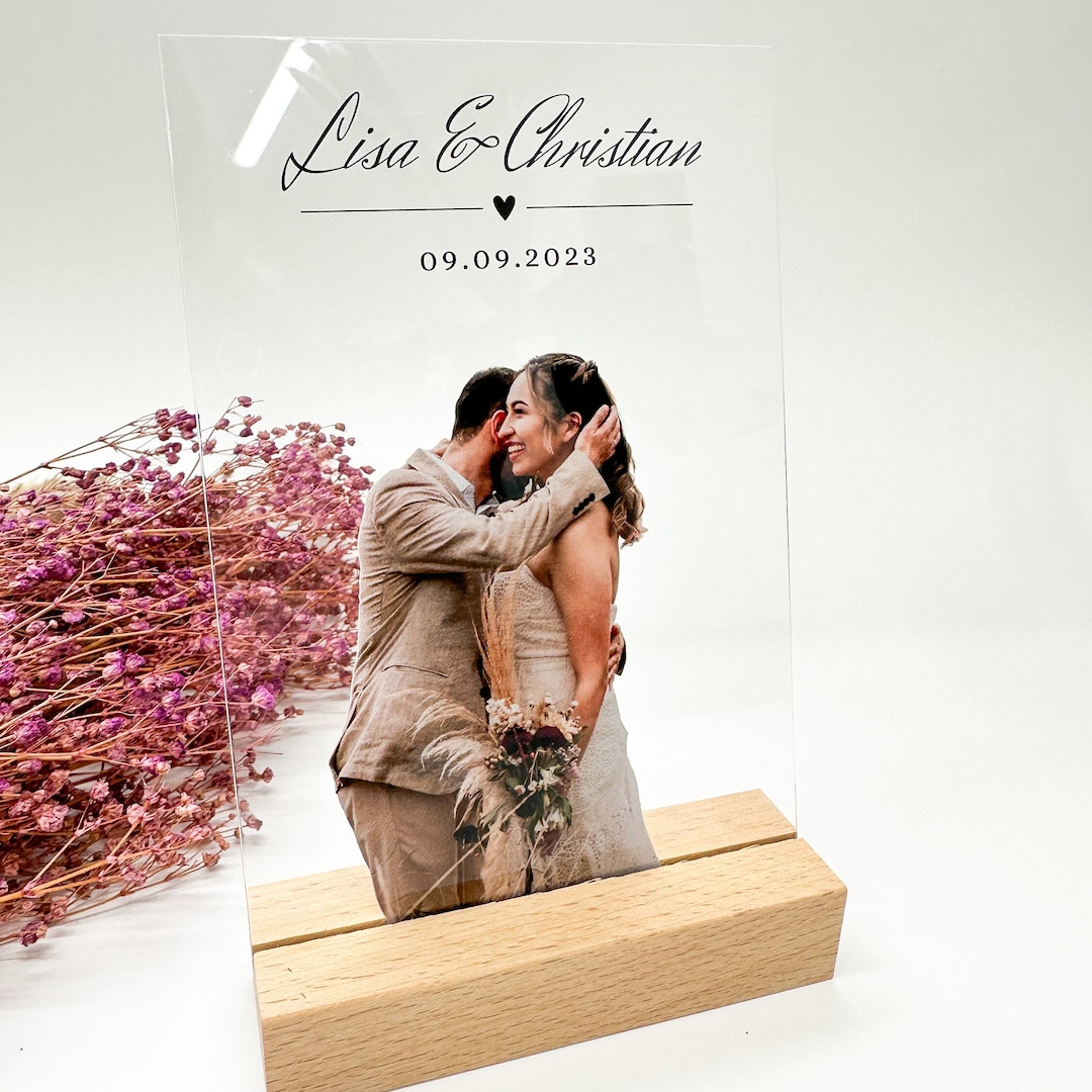 Wedding Photo on Acrylic/wedding Gift/wedding Gift - Etsy